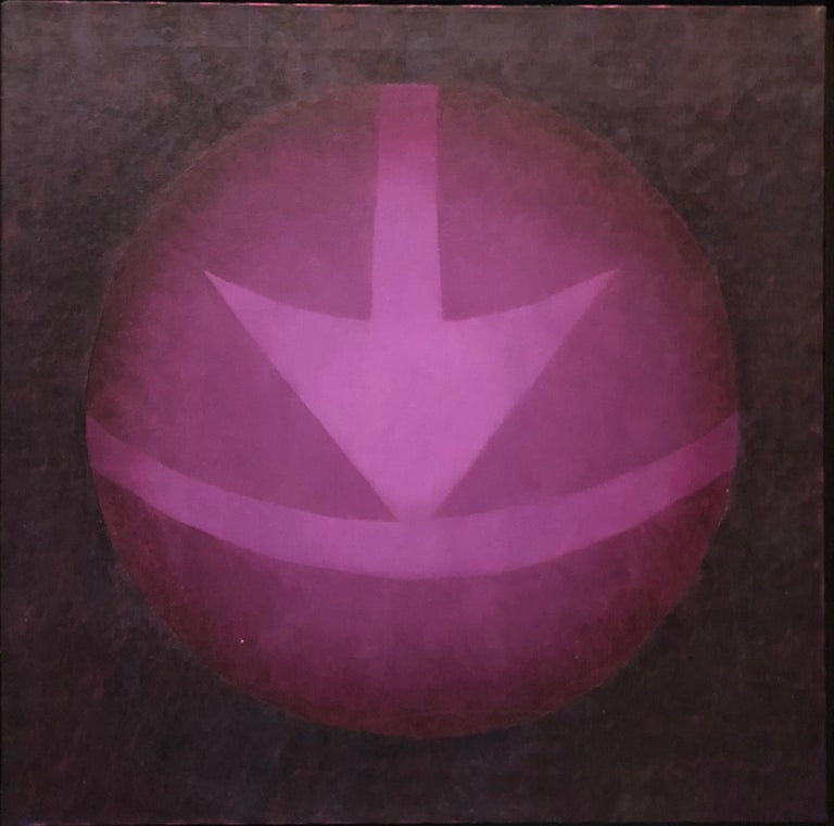 Paul Brach - Ahola 13 Oil on Canvas Geometric Painting New York School ...