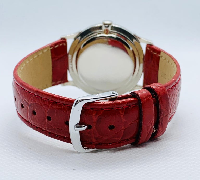 Paul Breguette Estate 14 Karat Gold and Diamond Tuxedo Watch with ...