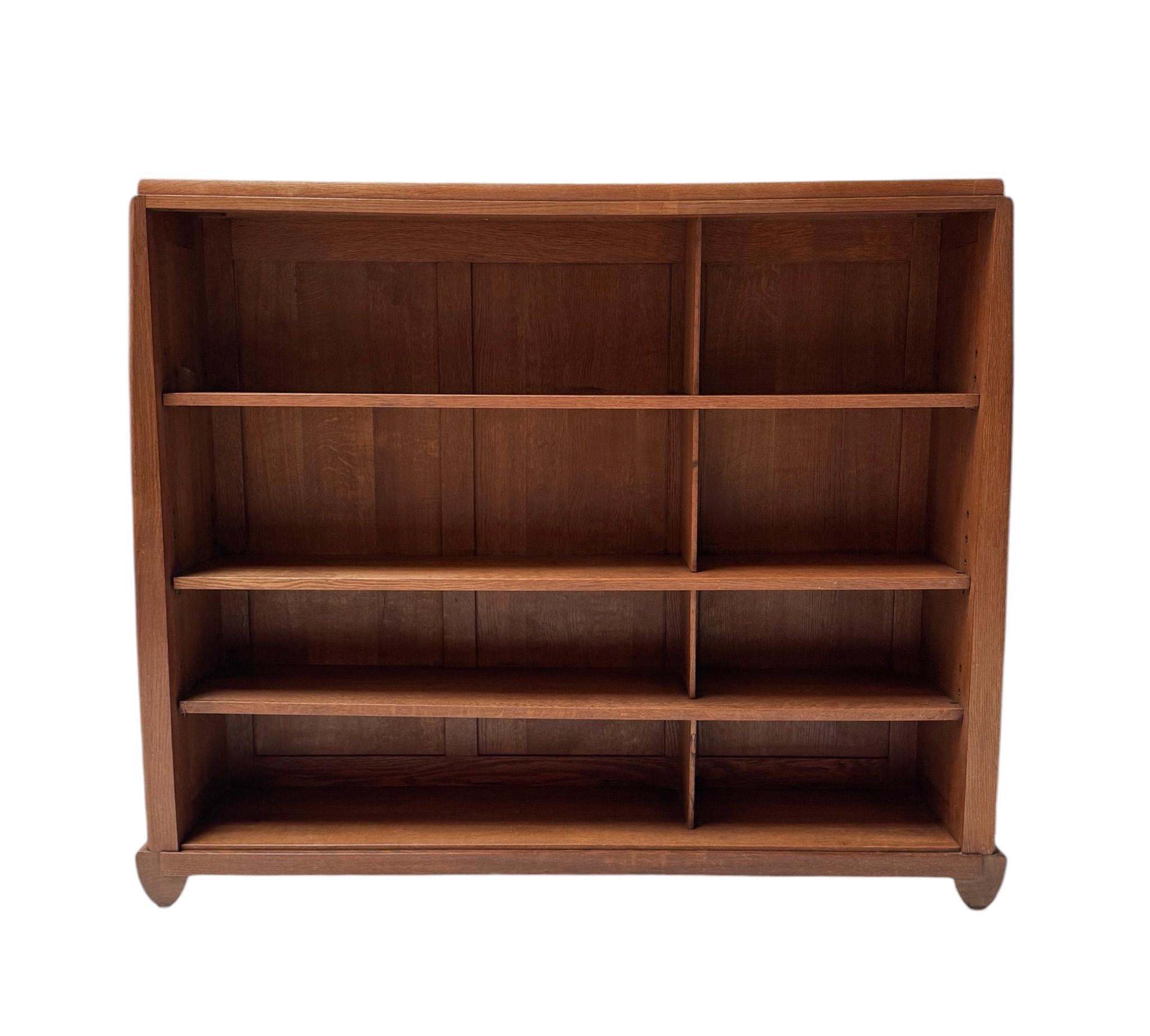 Paul Bromberg Art Deco Amsterdamse School Open Bookcase for Pander ...