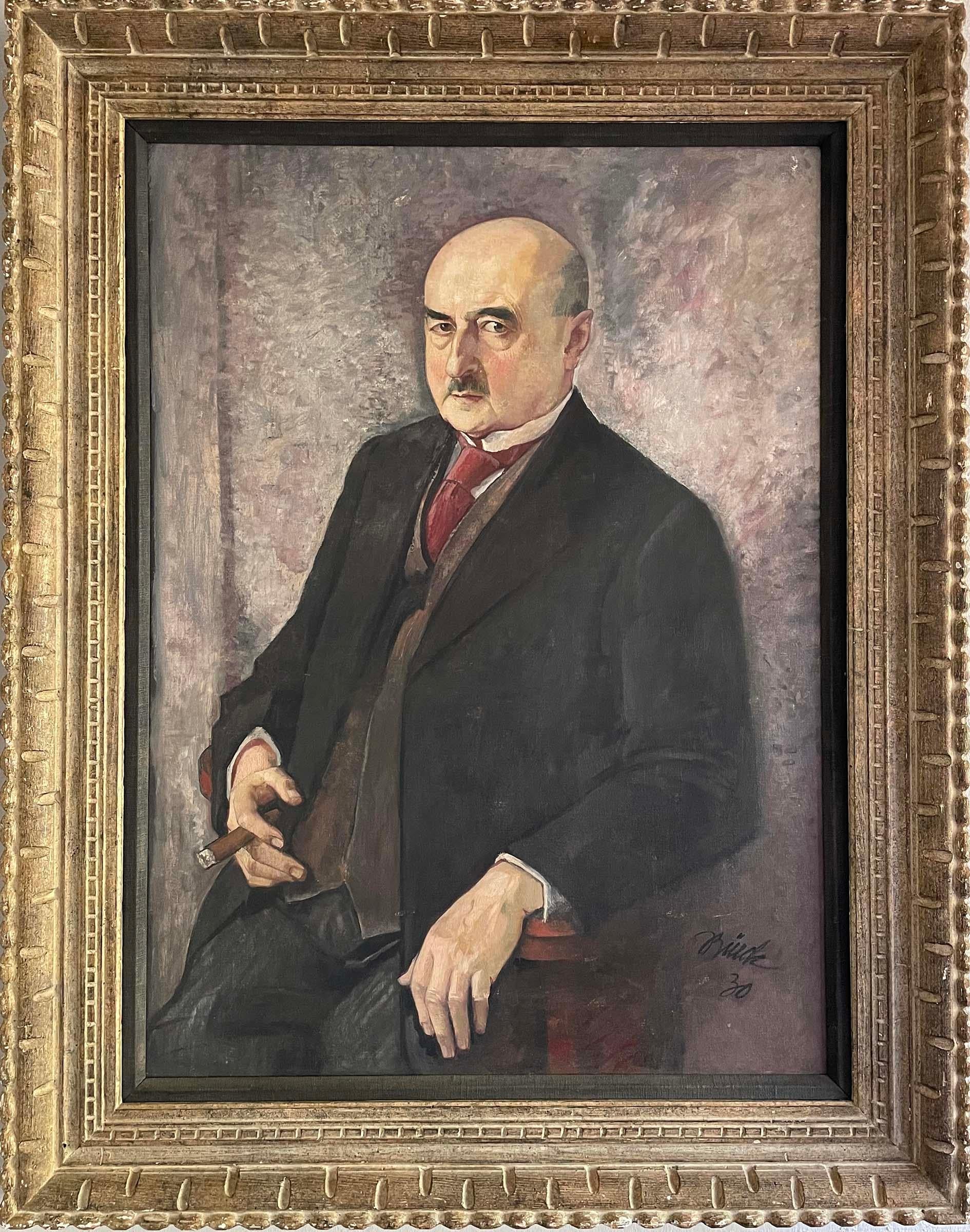 Paul Bürck - Portrait d'un Gentleman En vente sur 1stDibs