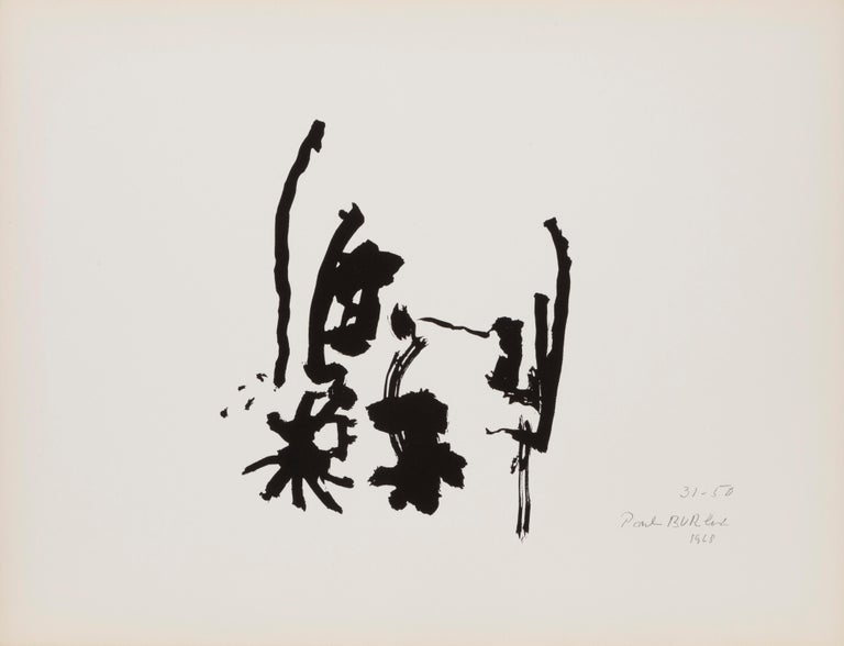 Paul Burlin - Abstract Expressionist Silkscreen by Paul Burlin 1968 For ...