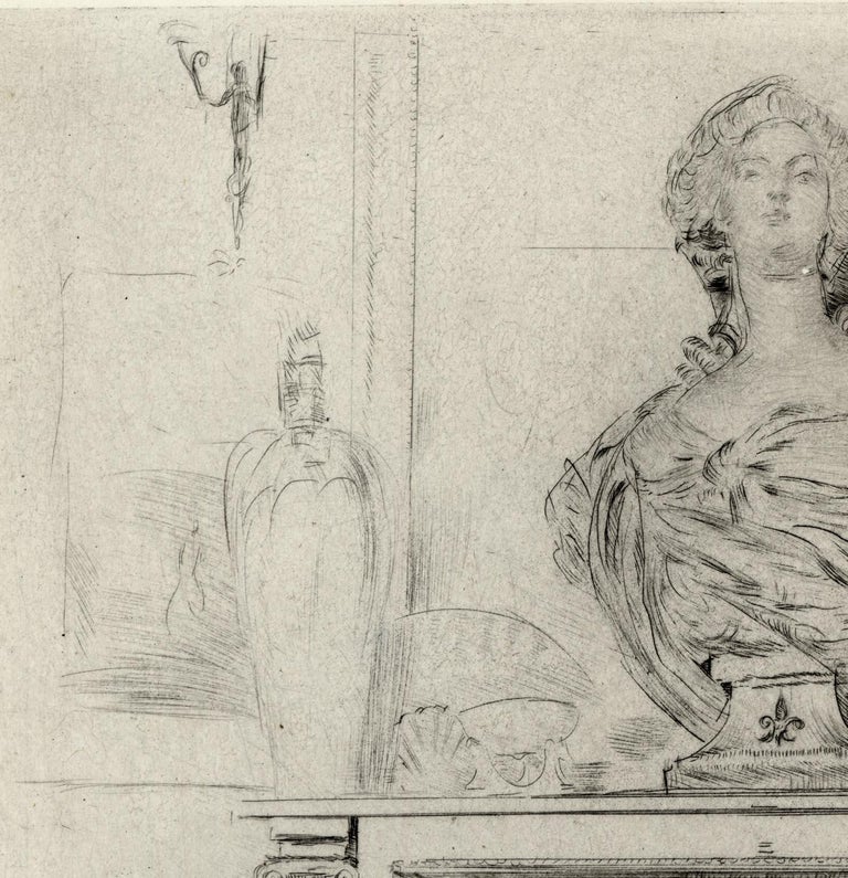 Paul César Helleu - Mme. Helleu by the Fireplace at 1stDibs