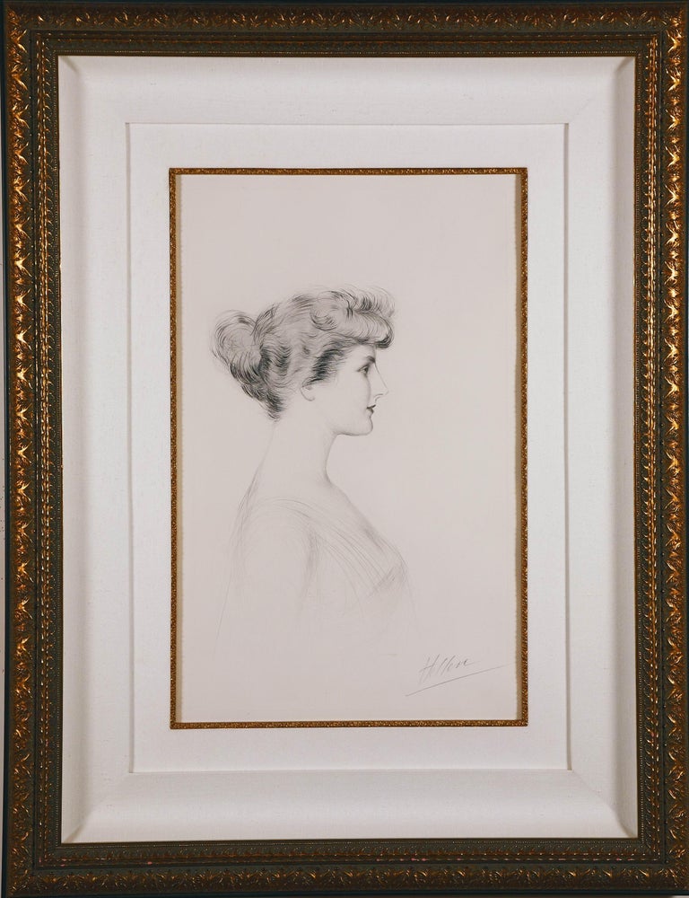 Paul César Helleu - "Portrait of Madame Georges Menier" By Helleu For ...