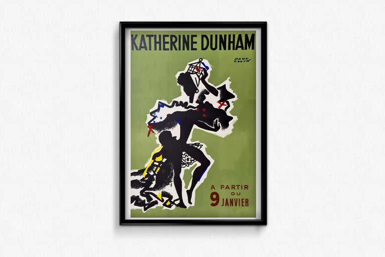 Paul Colin - 1947 Original poster made by Paul Colin for the show of ...