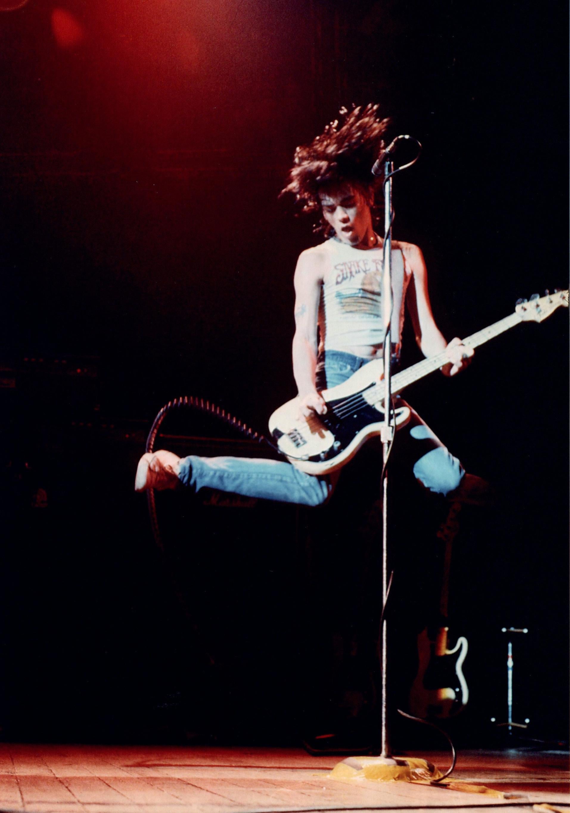 Paul Cox - Dee Dee Ramone Mid-Jump in Concert Vintage Original ...