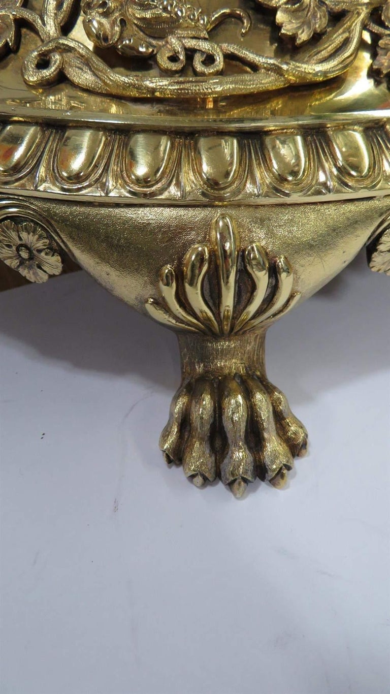 Paul Crespin Regence Crystal Silver Gilt 1700s/1800s Centerpiece Bowl ...