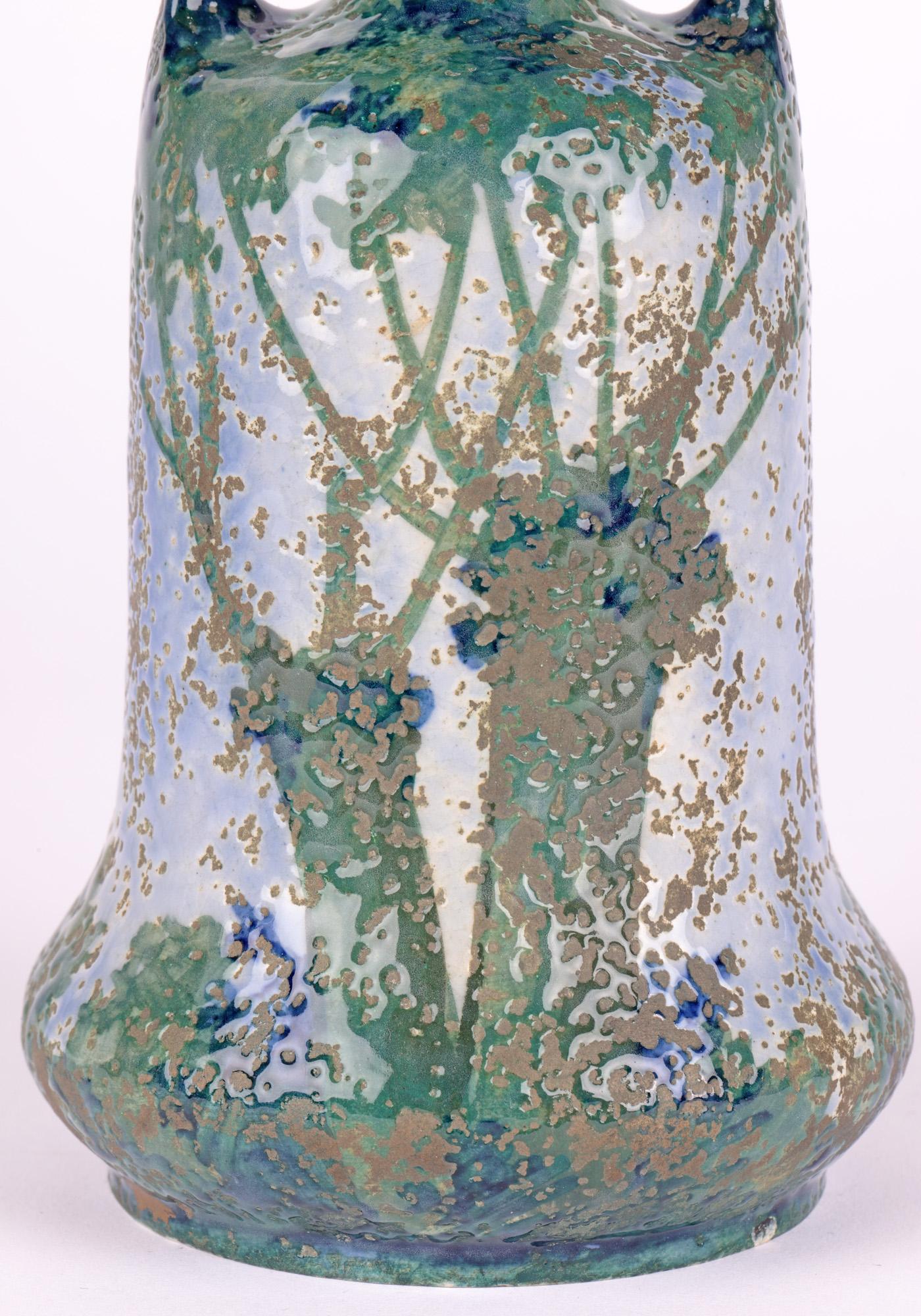 Paul Dachsel Bohemian Art Nouveau Stylized Tree Twin Handled Vase For ...