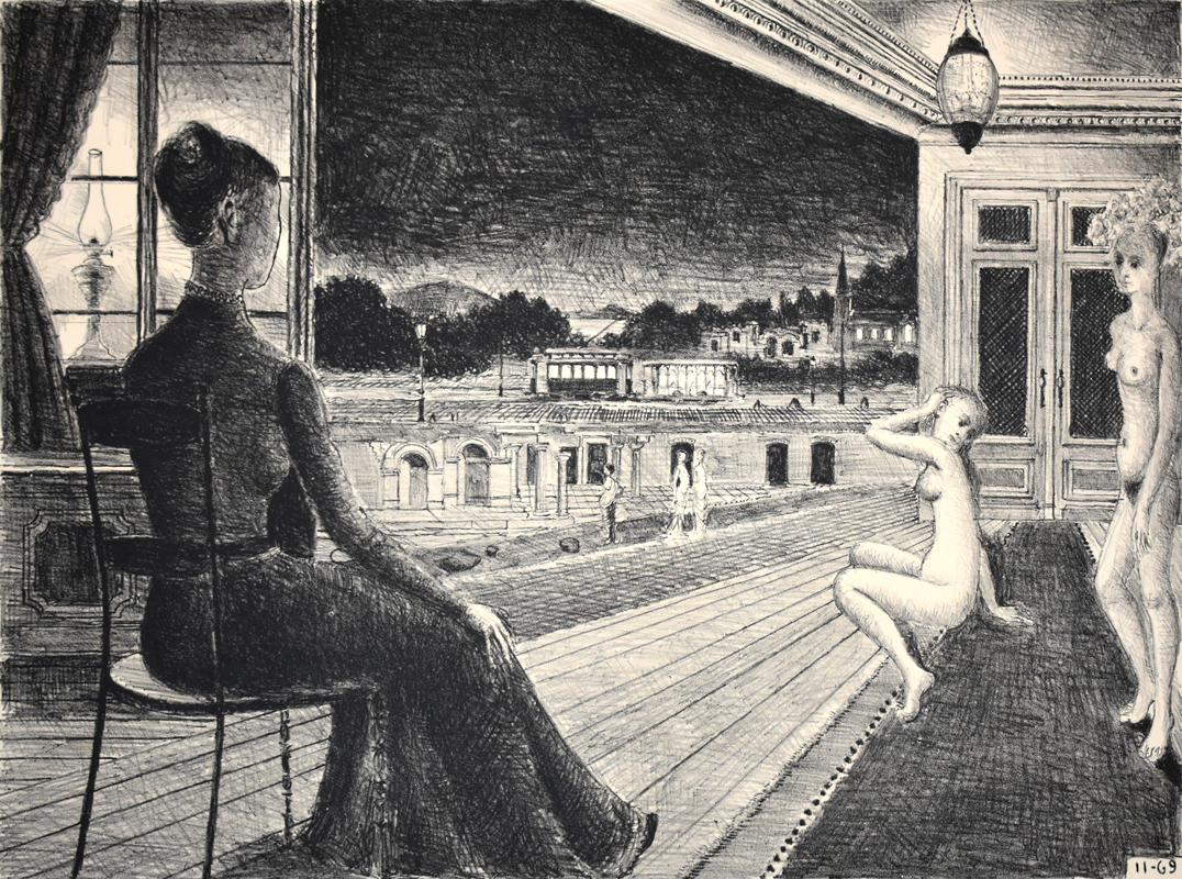 Paul Delvaux Prints and Multiples - 15 For Sale at 1stdibs