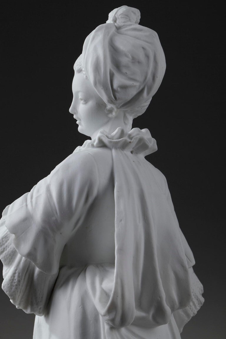 Paul Duboy, Bisque Statue Young Girl in a Ball Gown For Sale at 1stDibs ...