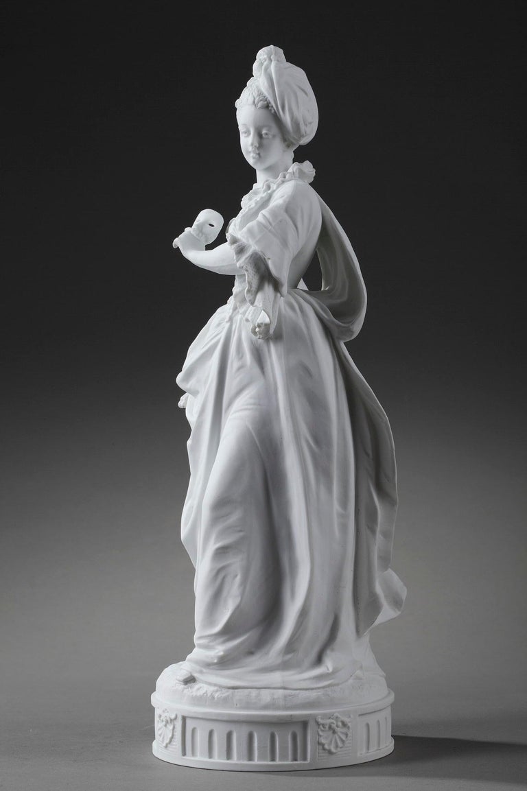 Paul Duboy, Bisque Statue Young Girl in a Ball Gown For Sale at 1stDibs ...