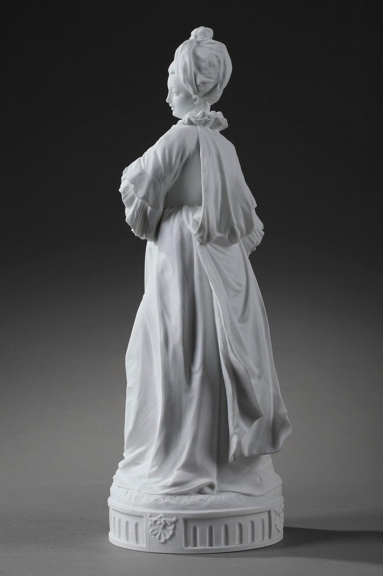 Paul Duboy, Bisque Statue Young Girl in a Ball Gown For Sale at 1stDibs ...