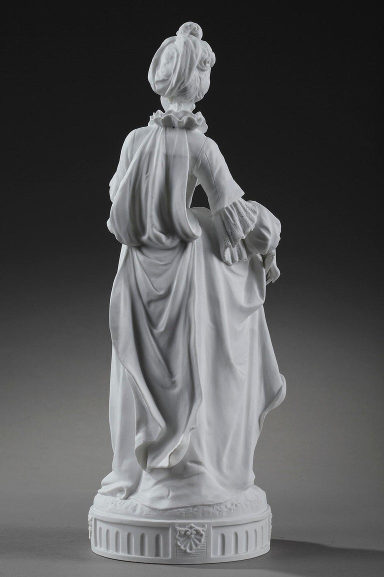 Paul Duboy, Bisque Statue Young Girl in a Ball Gown For Sale at 1stDibs ...