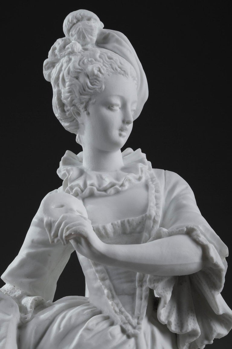 Paul Duboy, Bisque Statue Young Girl in a Ball Gown For Sale at 1stDibs ...