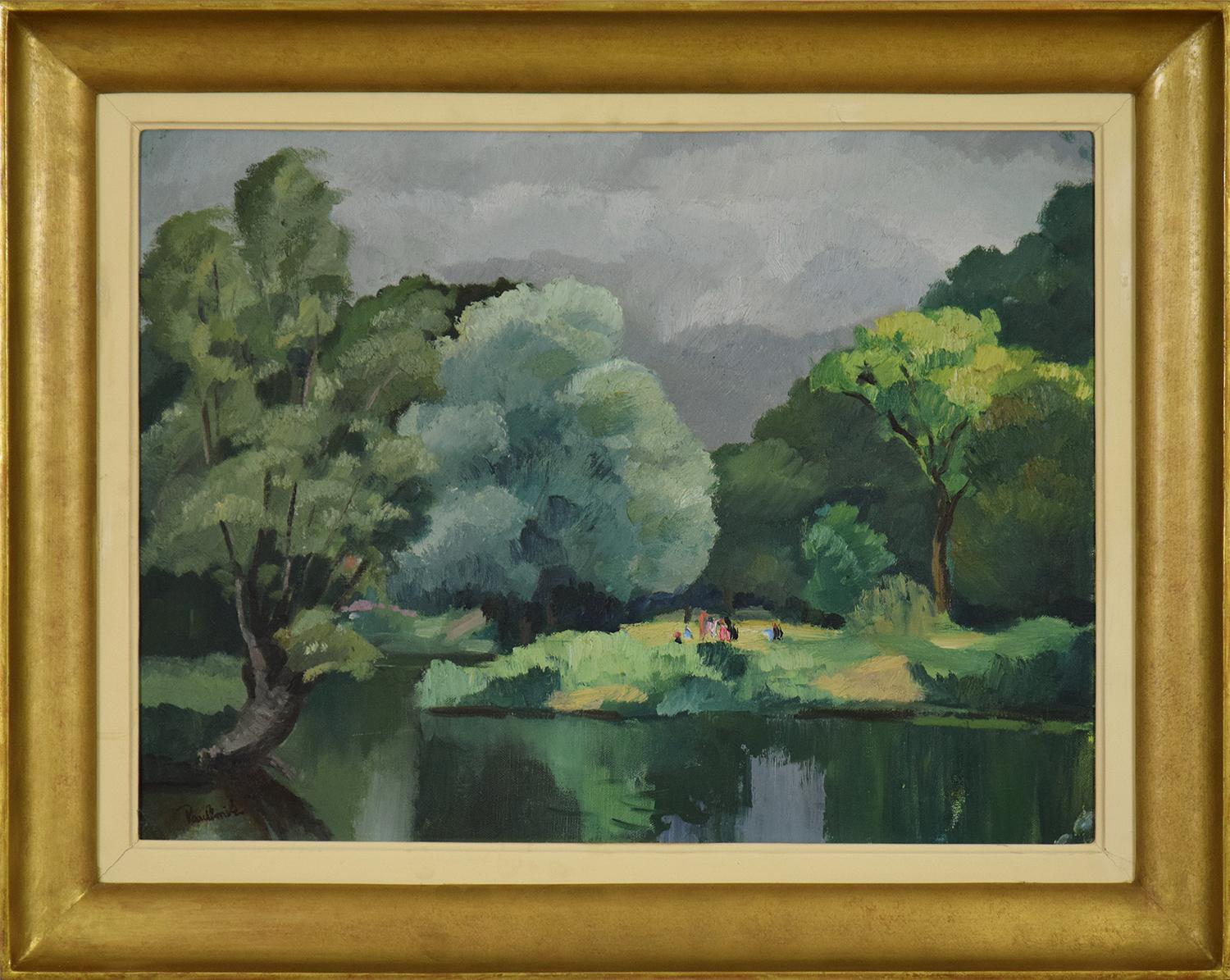 Paul Emile Pissarro - Personnages le Long de l'Eure by PAULÉMILE ...