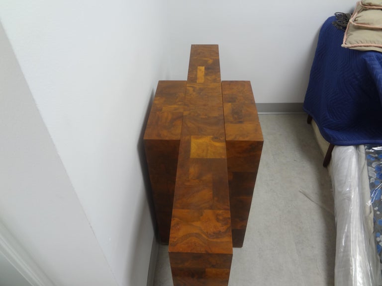 Paul Evans Cityscape Patchwork Burlwood Console or Dining Table Base ...