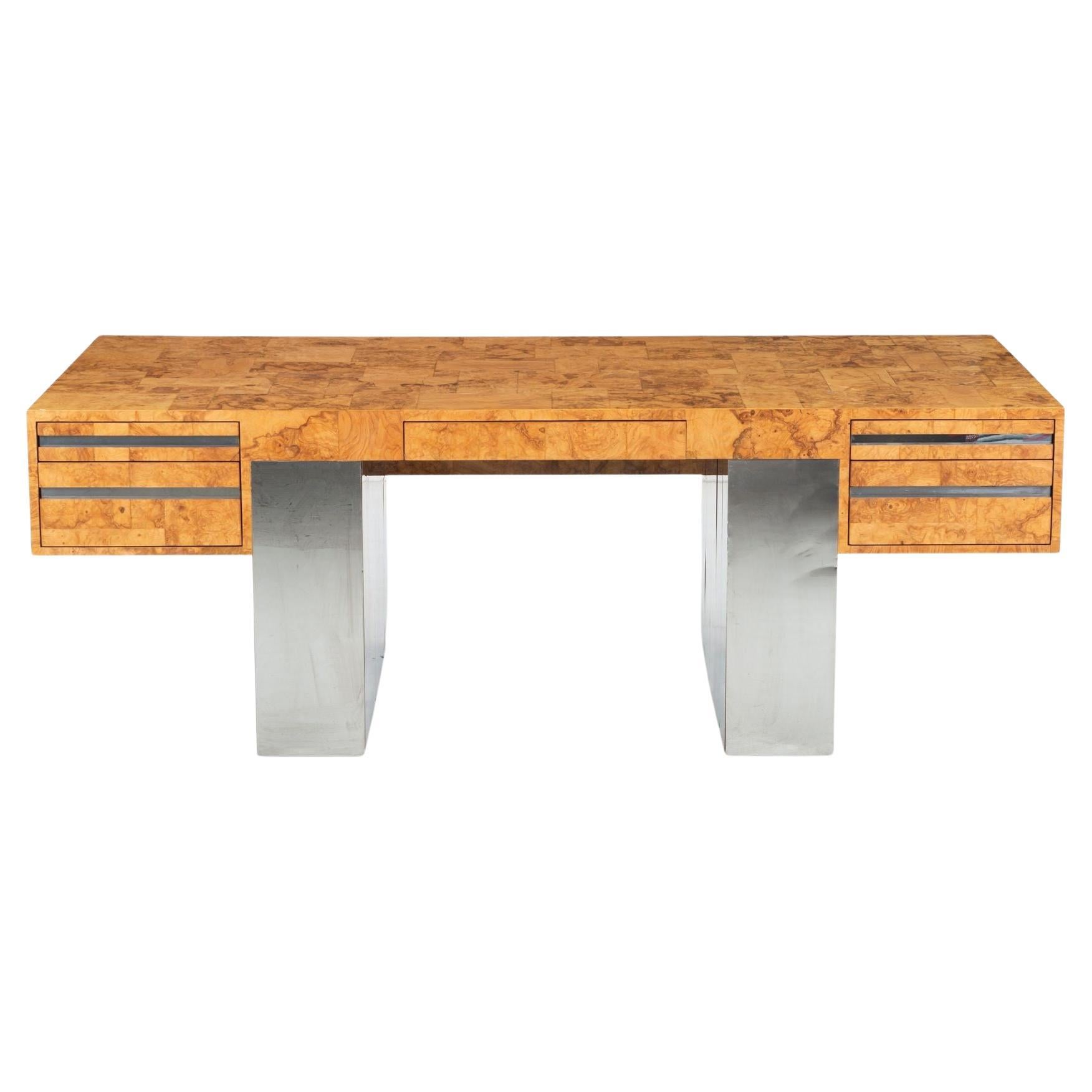 Iconic Paul Evans Studio Sculpted Bronze Wall-Mount Disc Bar for ...