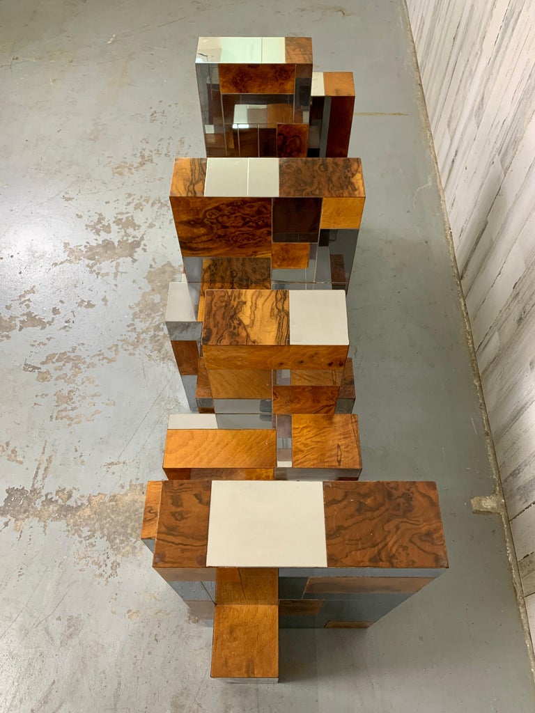 Paul Evans "Cityscape" Dining / Console Table For Sale at 1stDibs