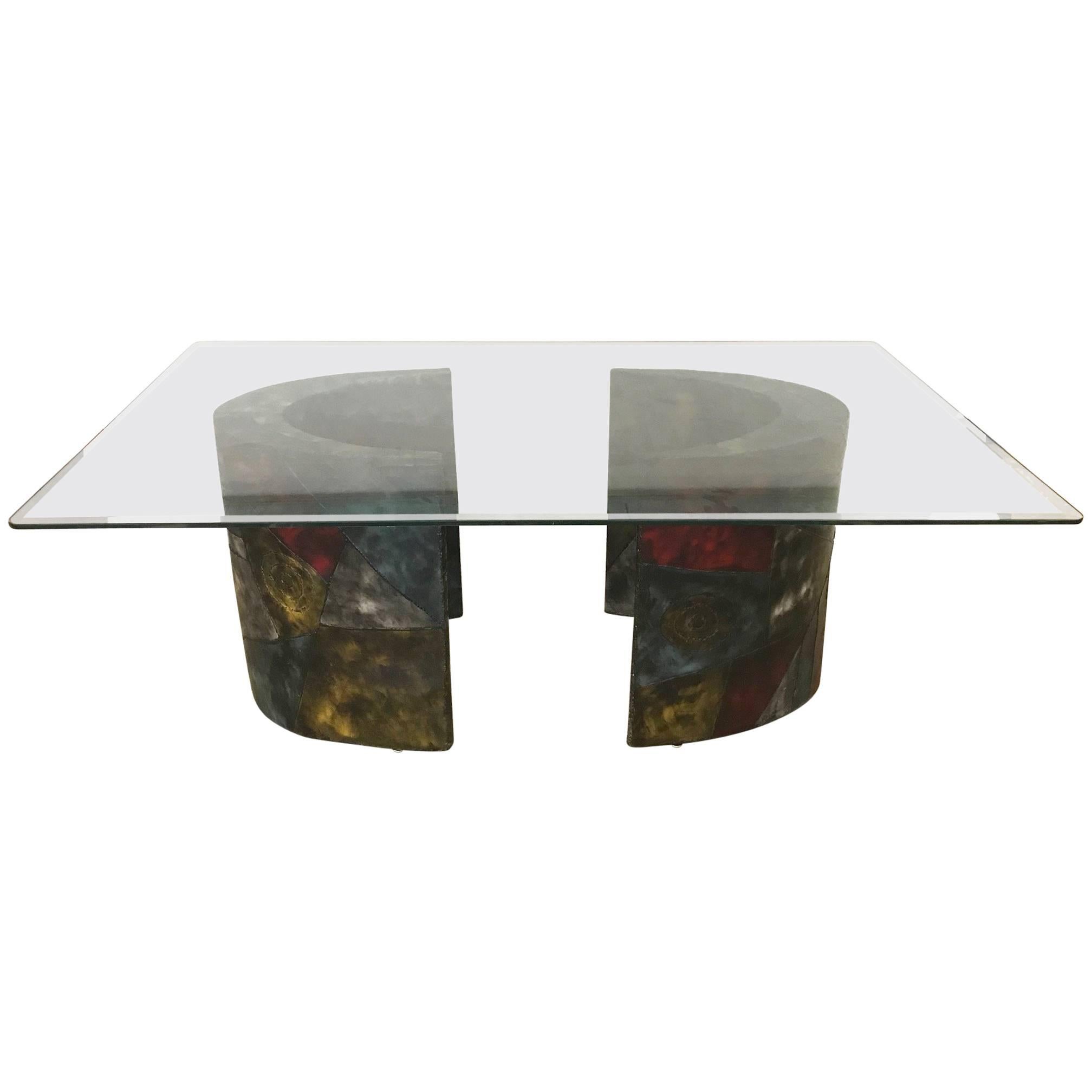 Paul Evans Argente Cube Table Model PE37 For Sale at 1stDibs
