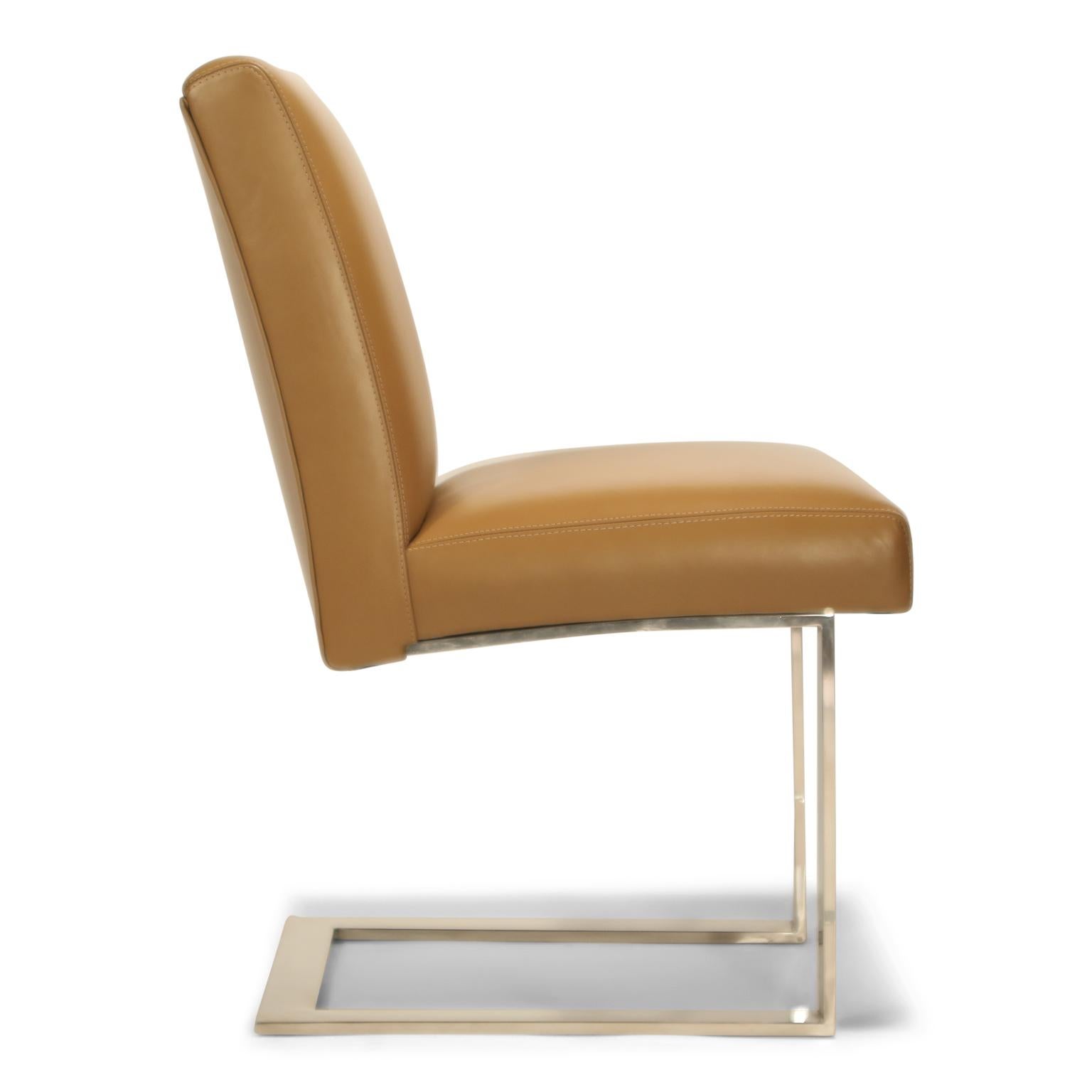 Paul Evans for Directional Dining Chairs in Edelman Leather, Set of Six ...