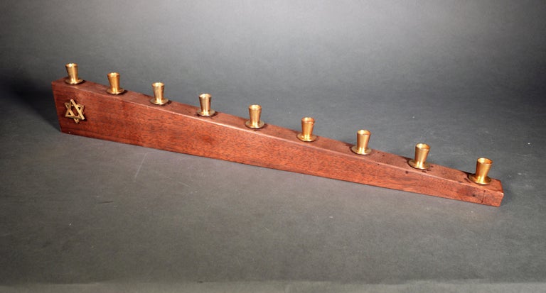 Paul Evans Hanukkah Menorah, "The Simon" for Raymor, 1955 at 1stDibs