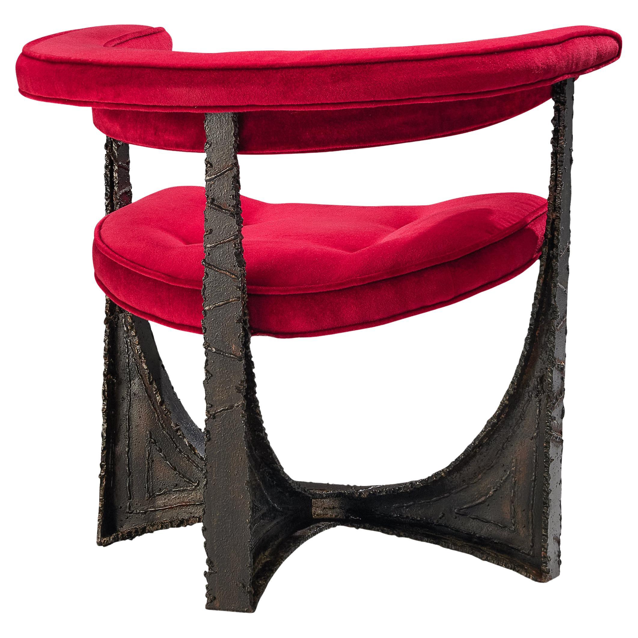 Sculpted Bronze Chair by Paul Evans at 1stDibs | paul evans chairs ...