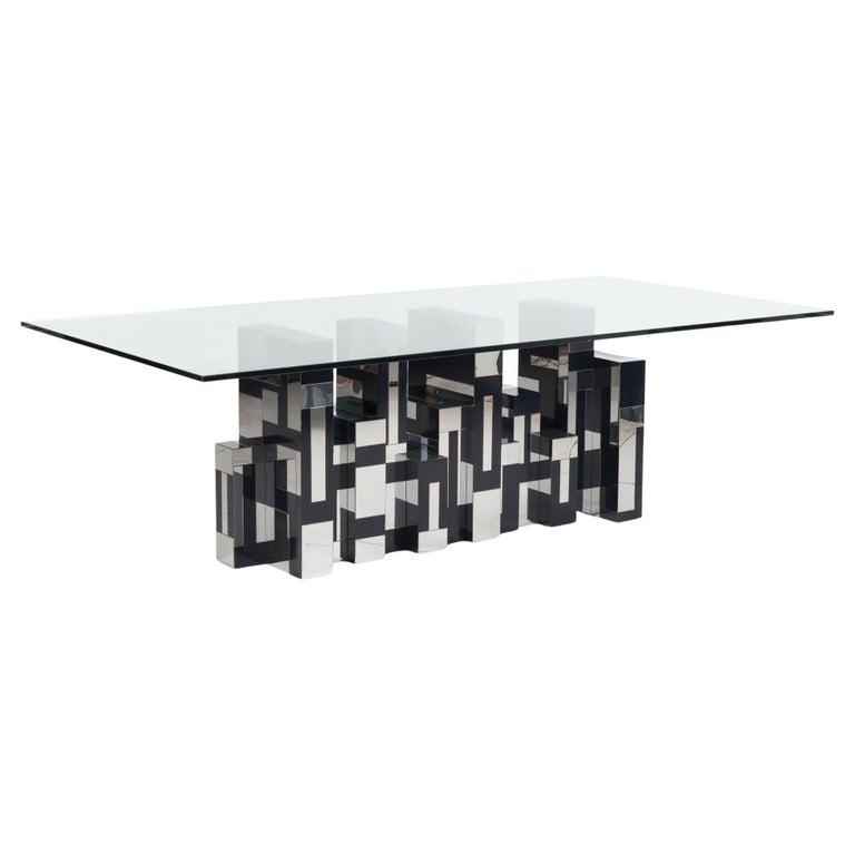 Table à manger de style Cityscape, Paul Evans Studio pour Directional ...