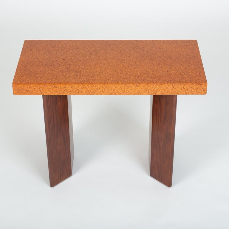 Paul Frankl Cork Console Table for Johnson Furniture Co For Sale at 1stDibs