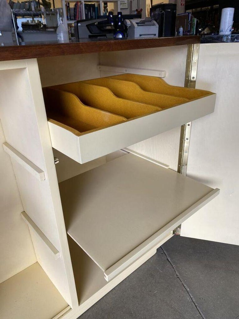 Paul Frankl Dining Table and Buffet Cabinet by Johnson Furniture For ...