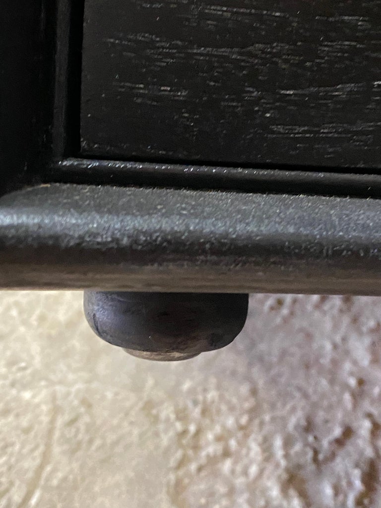 Paul Frankl for Johnson Furniture Company Ebonized and Limed End Tables ...