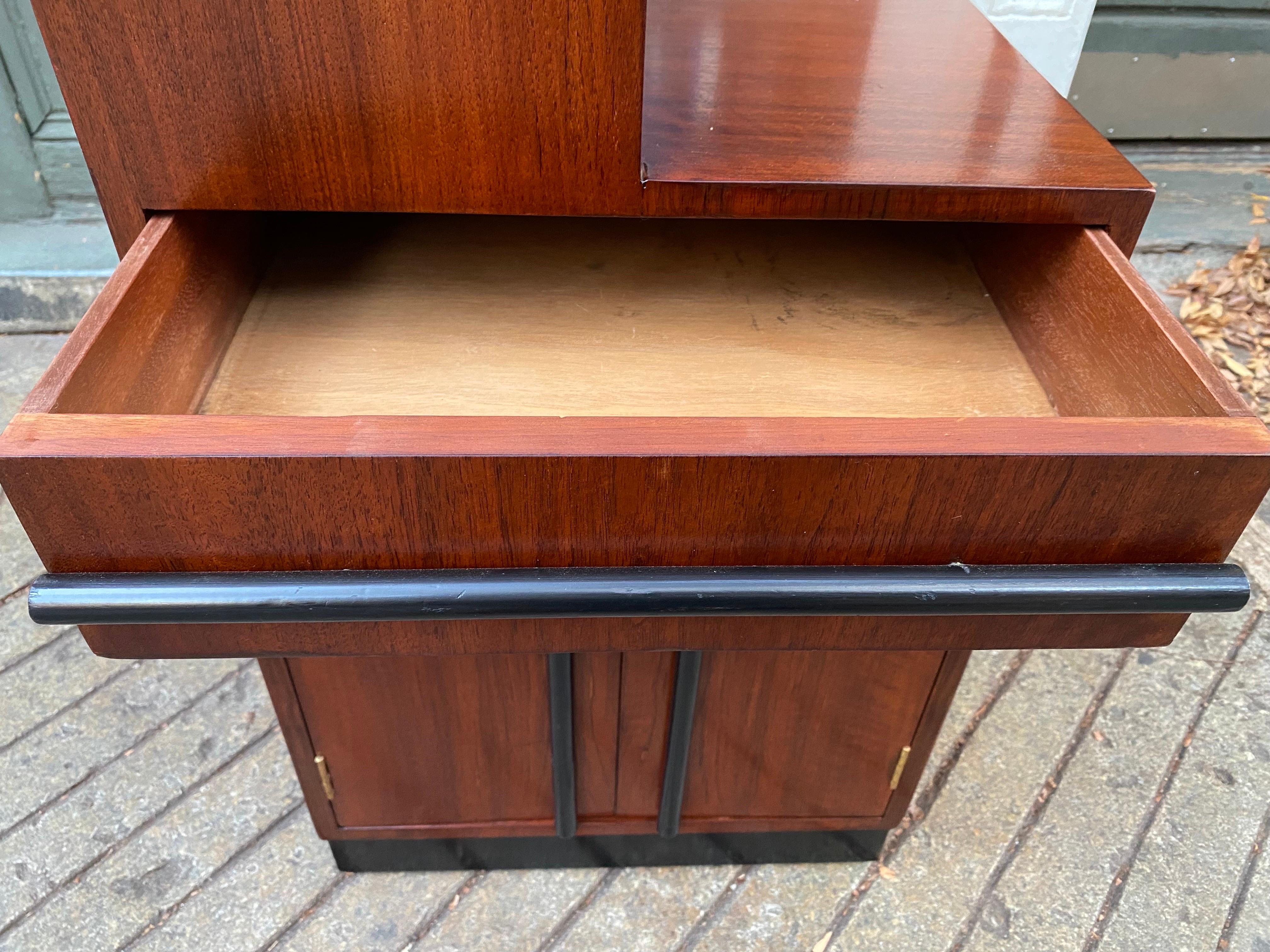 Paul Frankl Style Skyscraper Cabinet For Sale at 1stDibs
