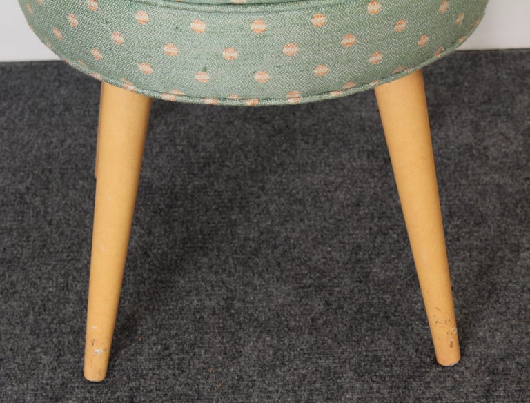 Paul Frankl Swivel Bench or Vanity Stool, 1940s For Sale at 1stDibs