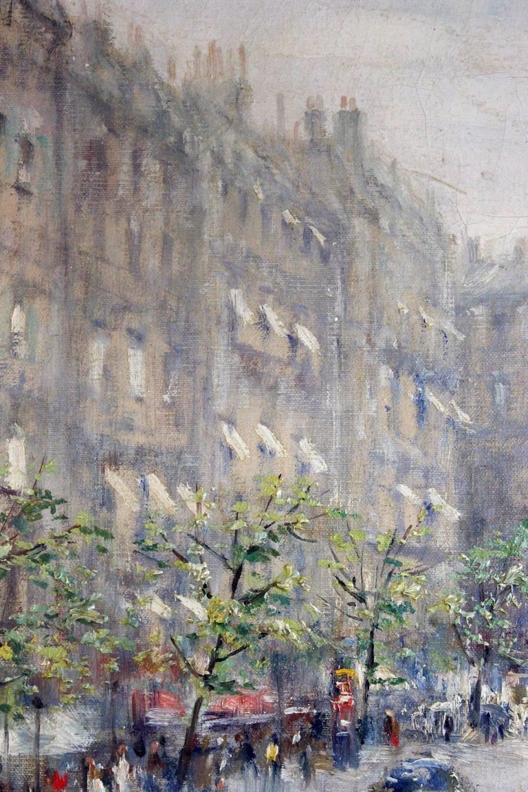 Paul Gagni - "Porte St. Denis" 20th Century Parisian City Scape French ...