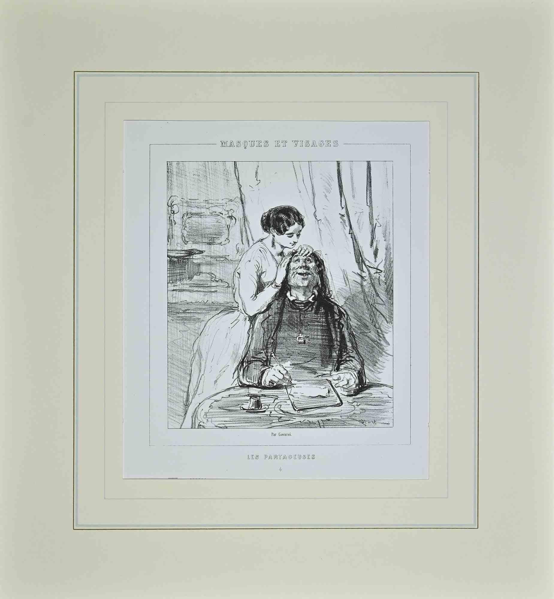 Paul Gavarni - A. Karr - Original Lithograph by Paul Gavarni - 1850s ...