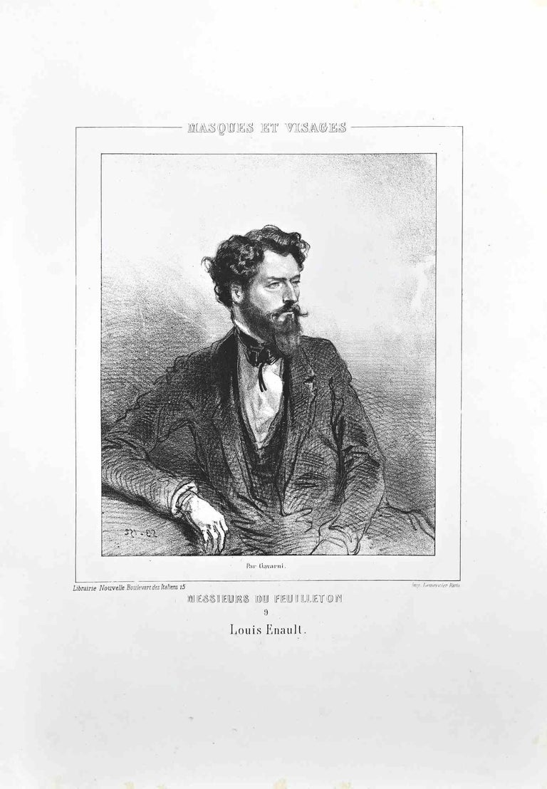 Paul Gavarni - Louis Enault - Original Lithograph by Paul Gavarni ...