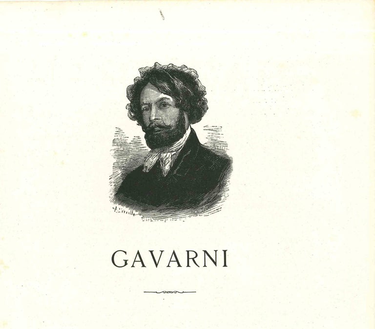 Self-portrait of Gavarni - Original Lithograph after Paul Gavarni ...