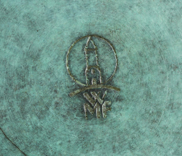 Paul Haustein for WMF Art Deco Patinated Bronze Ikora Vase For Sale at ...