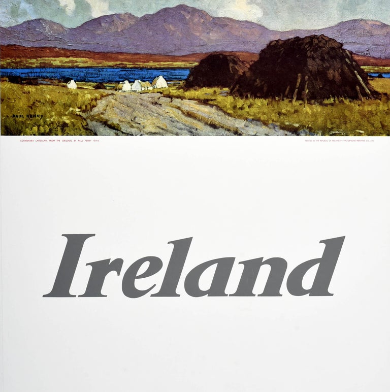 Paul Henry - Original Vintage Travel Poster Ireland Connemara County ...