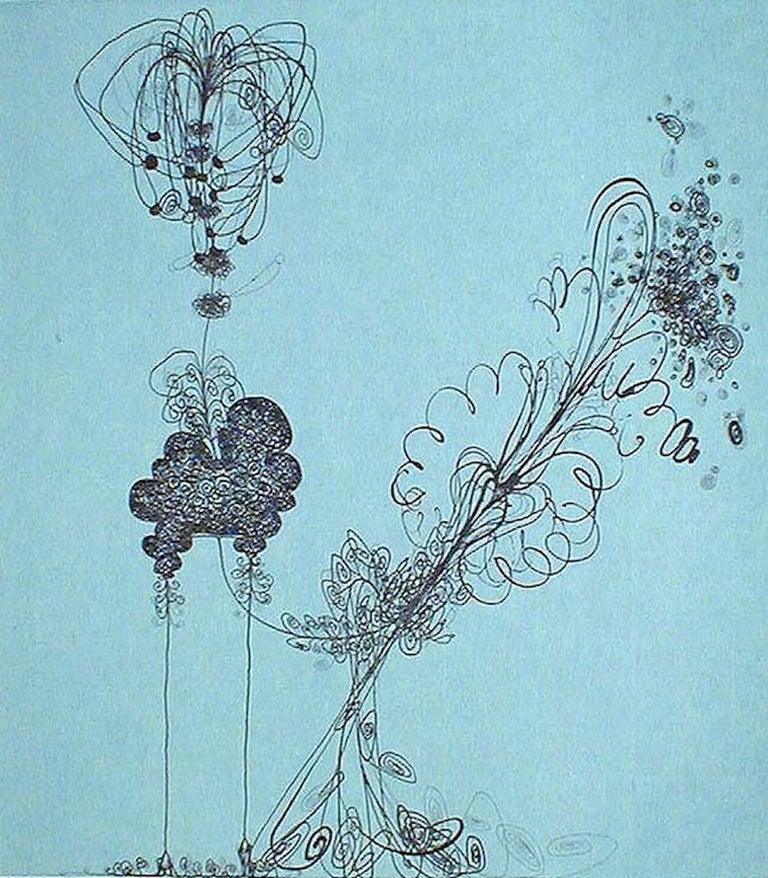 Paul Henry Ramirez - Juicy Little Passion (Blue) For Sale at 1stDibs