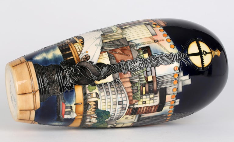 Paul Hilditch Moorcroft Limited Edition London Architectural Riverscape ...