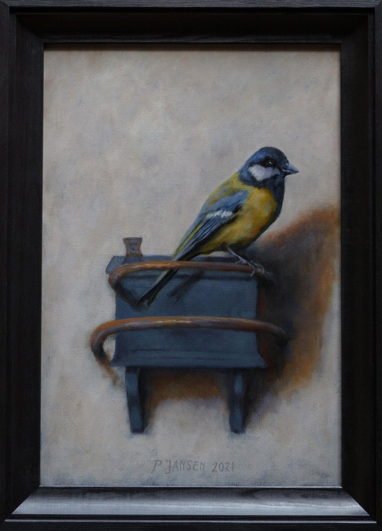 Paul Jansen - Coal Tit - 21st Century Dutch Contemporary Bird Painting ...