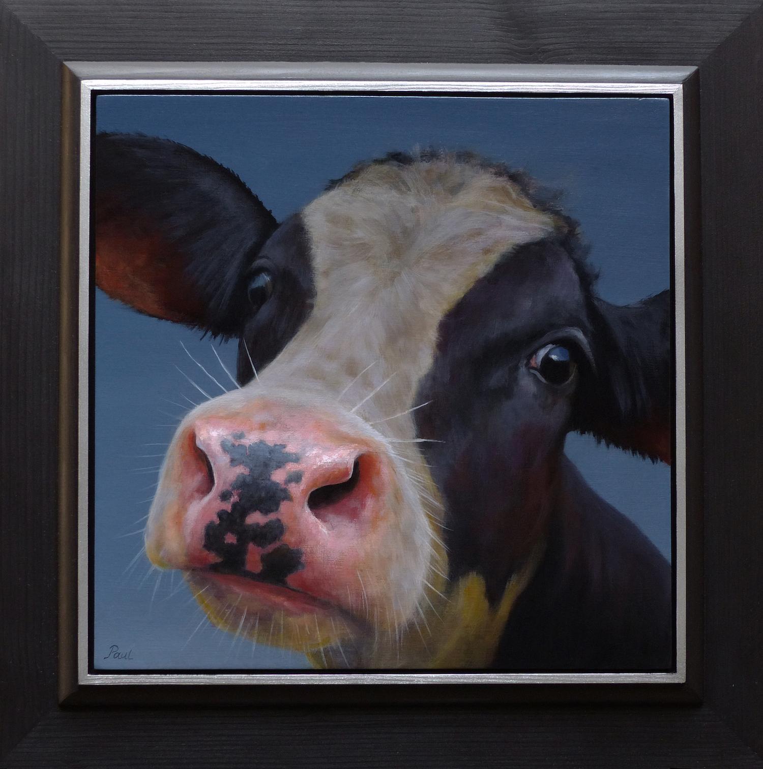 Paul Jansen - Curious Calf- 21st Century Contemporary Animal Portrait ...