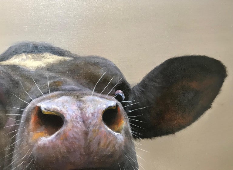 Paul Jansen - "Portrait 430" Contemporary Dutch Oil Painting of a Dutch ...