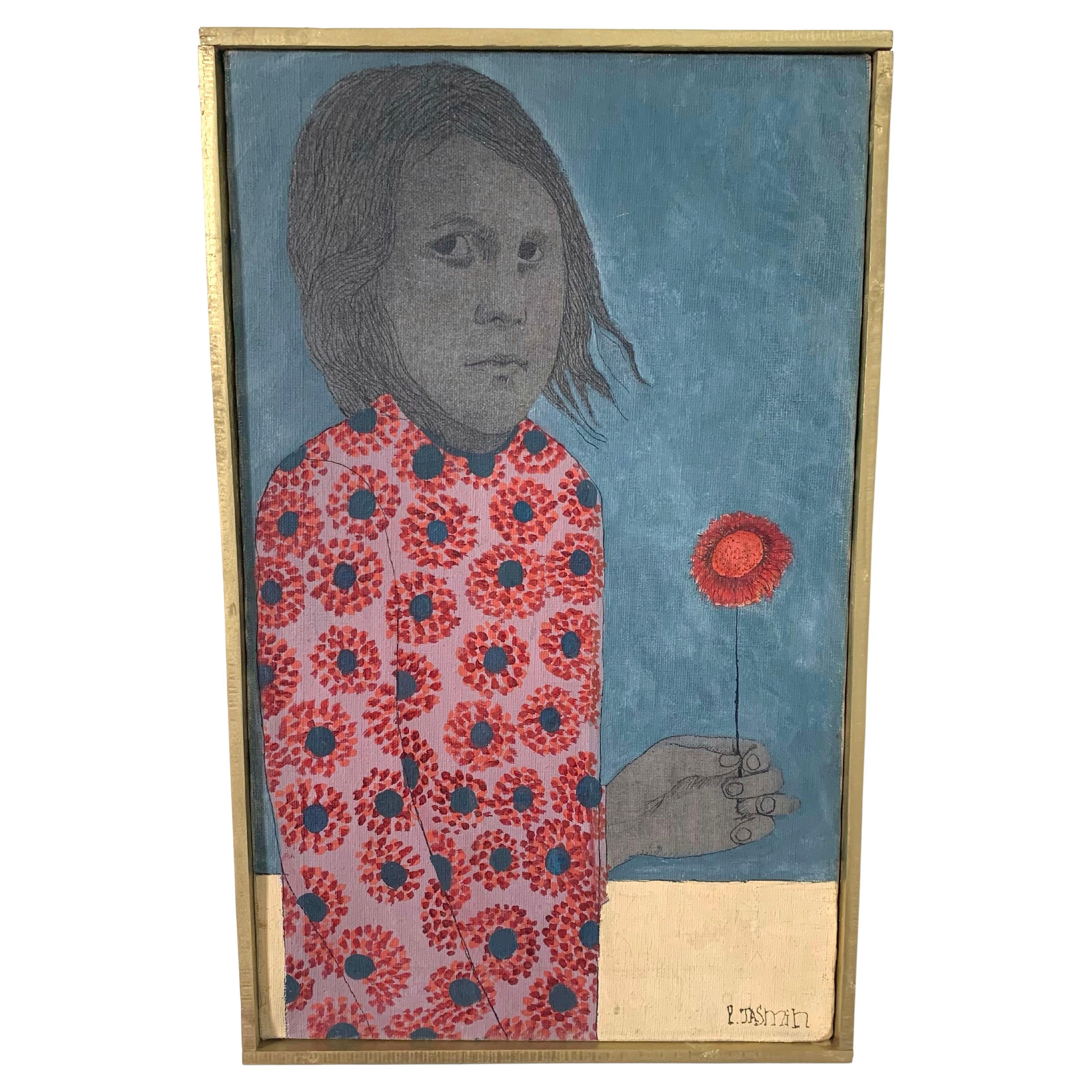 Abstract Modernist Painting Marked "Shozo No. 2" Circa 1960s For Sale ...