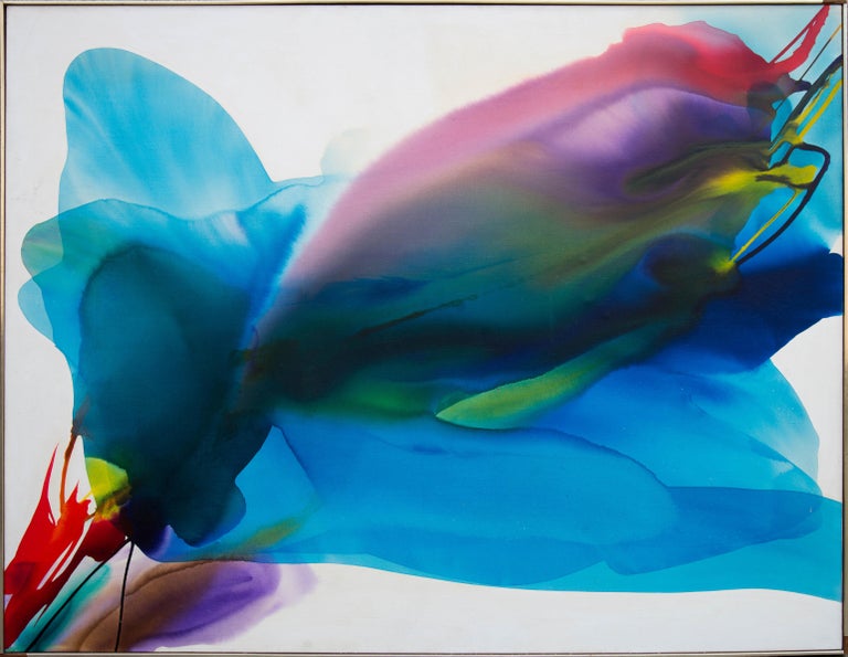 Paul Jenkins - Phenomena East Prevailing - Original Oil and Acrylic by ...