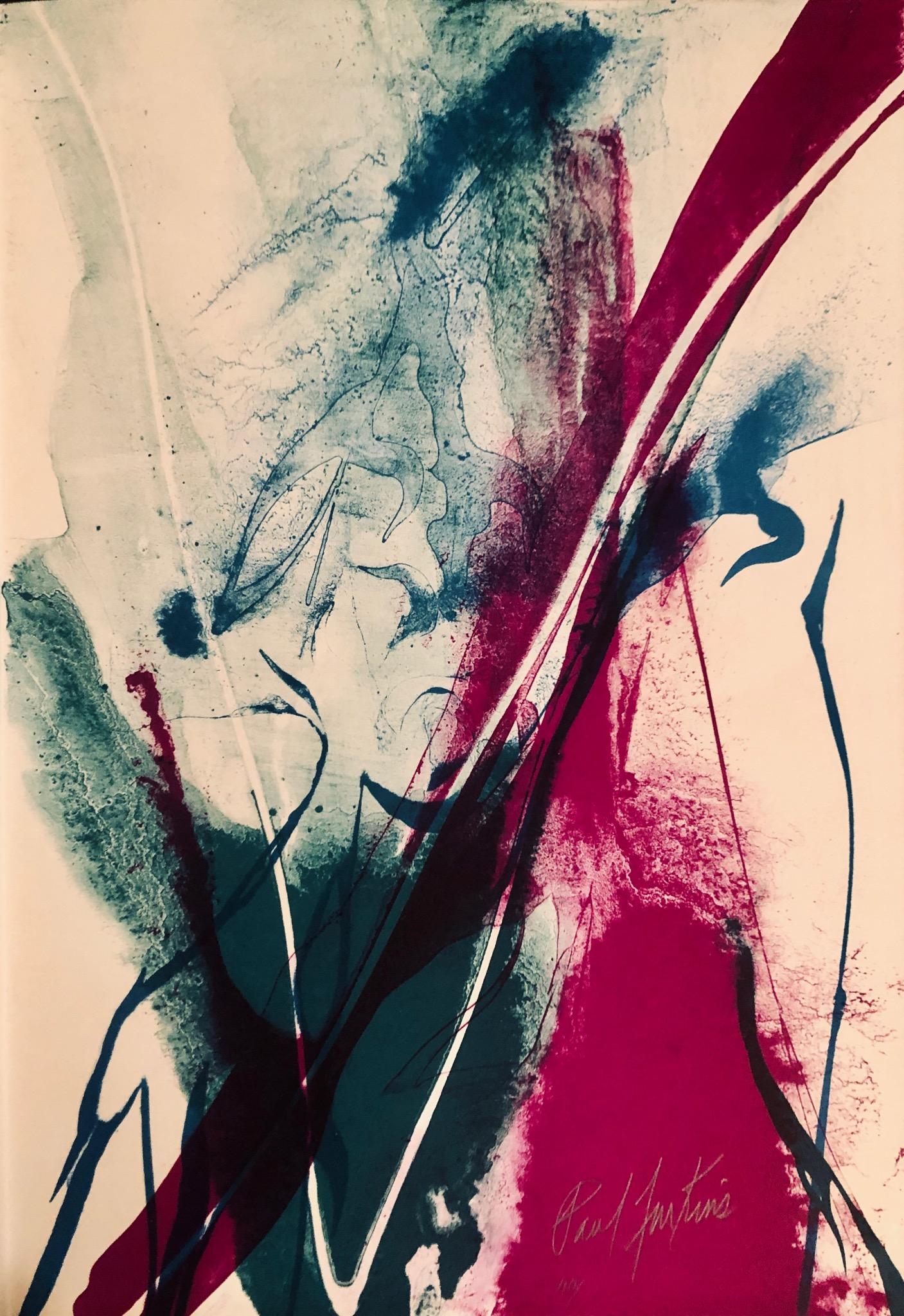 Paul Jenkins - Paul Jenkins - Composition - Original Lithograph For ...