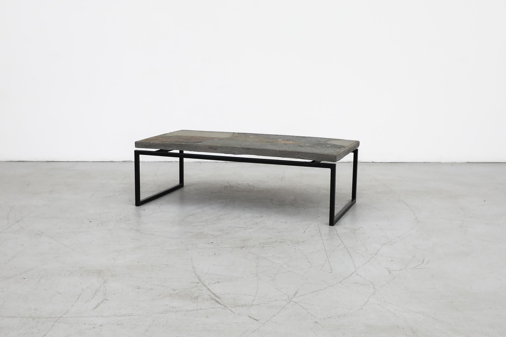 Paul Kingma Style Rectangle Coffee Table For Sale at 1stDibs