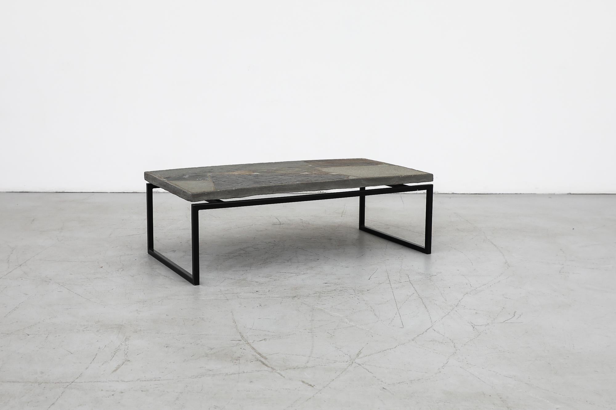Paul Kingma Style Rectangle Coffee Table For Sale at 1stDibs