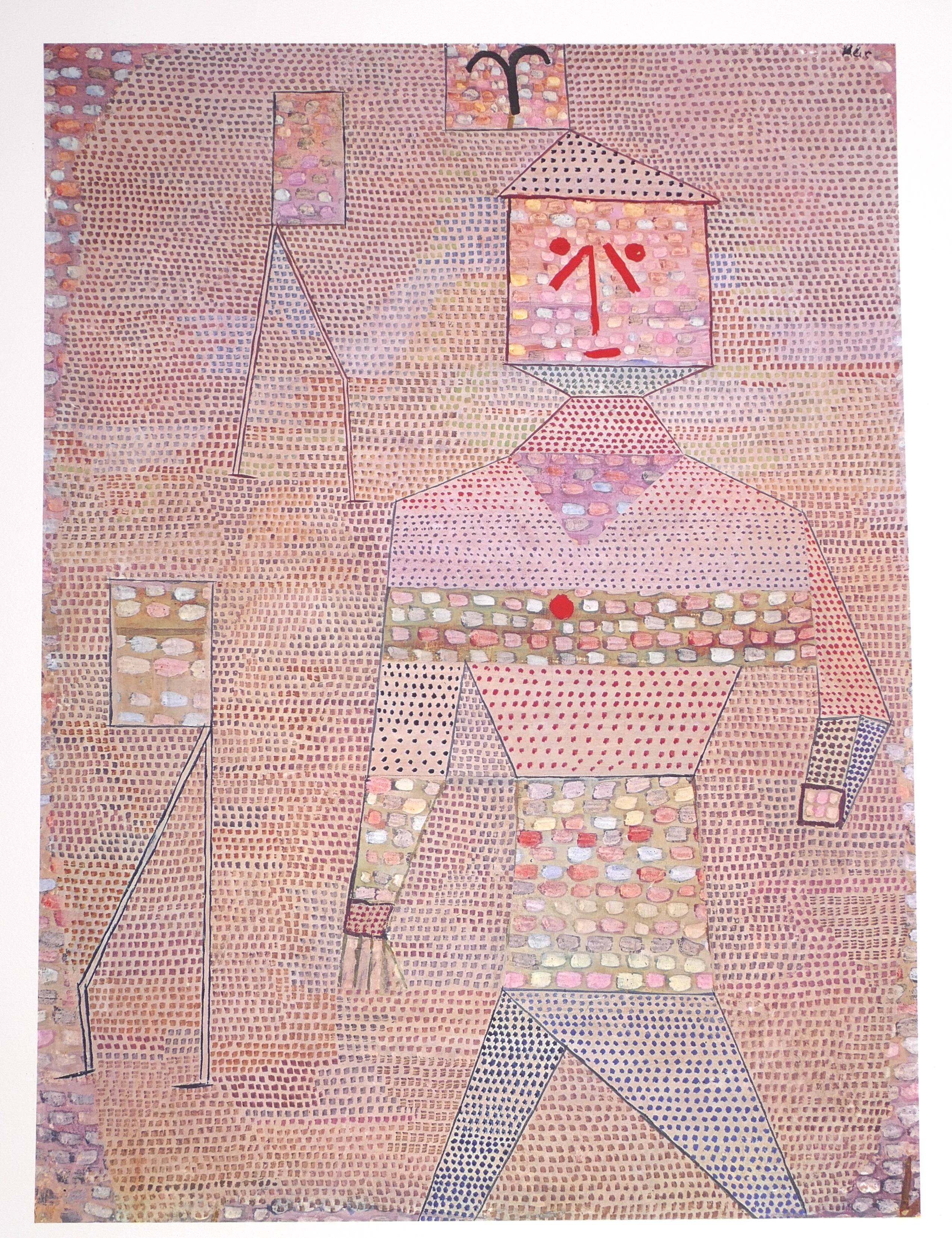 Paul Klee - Der Kunftige (Arrival of the Bridegroom) - Collotype Print ...
