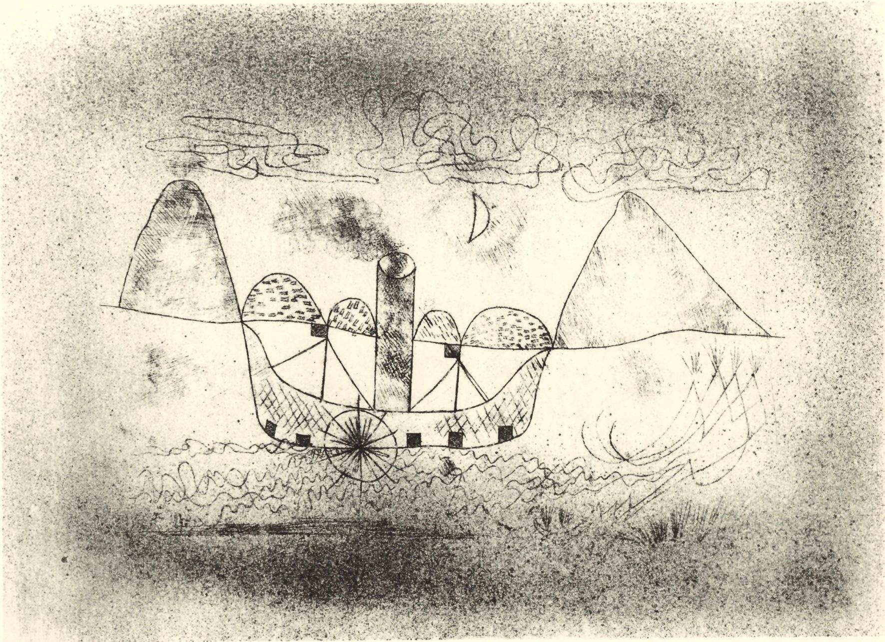 Klee, Steamer at Lugano, Prints of Paul Klee (after) For Sale at 1stDibs