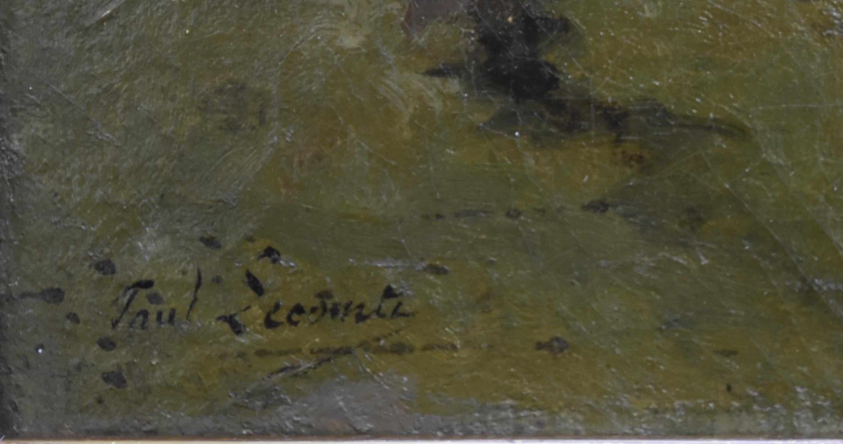 Paul Lecomte - Paul Lecomte (1842-1920) A landscape with a bridge, Oil on canvas For Sale at ...